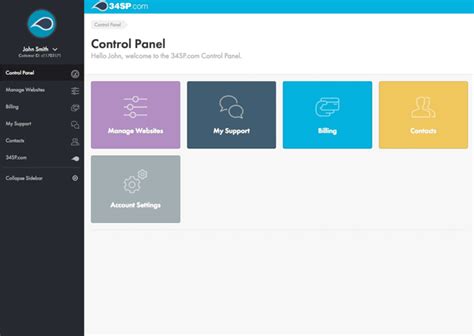 Quick And Simple Control Panel For Managing Websites And Email