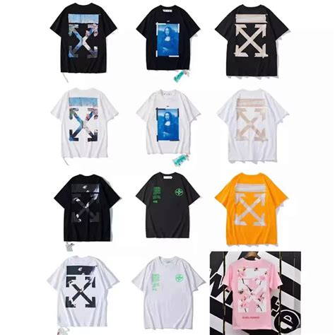 Unisex Cartoon Graffiti Arrow Graphic Tee Off White T Shirts Cnfans