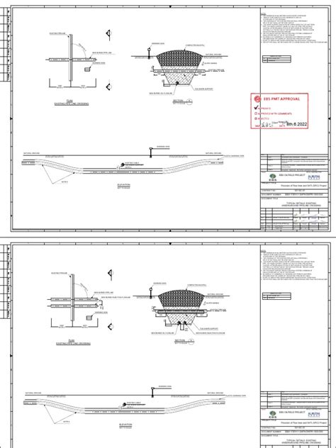 Ebs1 Fsfa11 Sapn Dwpr 1005 D01 Typical Details Existing Underground Pipeline Crossing Pdf