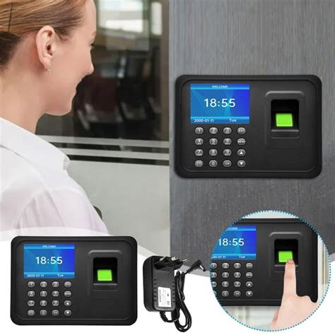 Biometric Fingerprint Password Device Attendance Machine Employee Checking In Time Clock