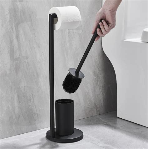 Stainless Steel Toilet Brush Freestanding Toilet Brush Holder 304