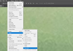 How To Turn On Or Turn Off Grid In Photoshop Shortcut