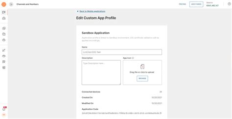 Mobile Application Profile
