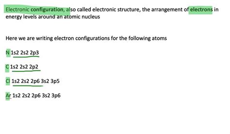 SOLVED Write An Electron Configuration For Each Element And The Corresponding Lewis Structure