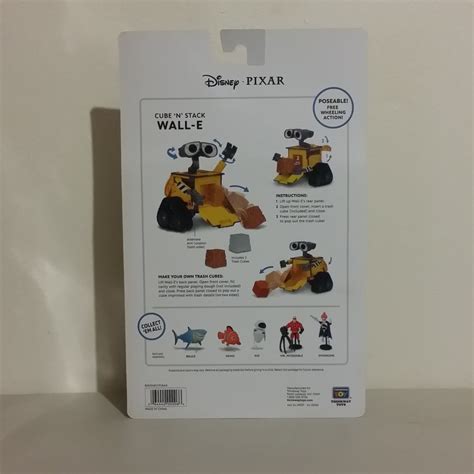 Disney Pixars Cube N Stack Wall E And Search N Protect Eve Set Of 2 By Thinkway Toys