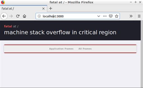 Ruby On Rails Fatal Machine Stack Overflow In Critical Region Al Agregar Gema Wickedpdf