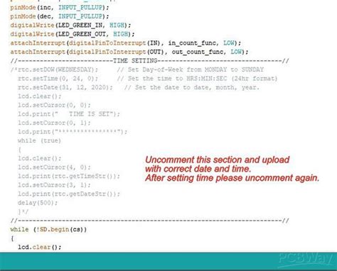 Bidirectional Visitor Counter Using Arduino And Sd Card Module