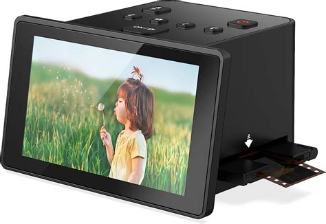 Digitaler Film- und Diascanner mit großem 5-Zoll-LCD-Bildschirm, der ...
