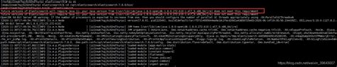 Elasticsearch启动报错：your Java Version From Optjdk180251jre Does