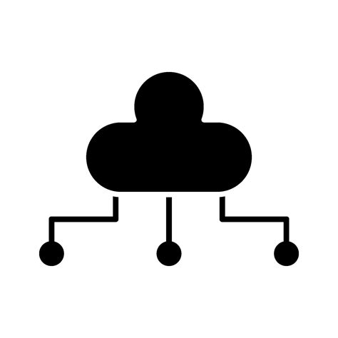 Cloud Data Distribution Icon 2363012 Vector Art At Vecteezy