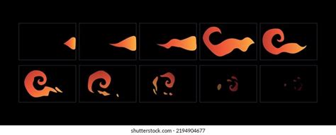 화재 폭발 애니메이션 효과입니다 게임 만화 스톡 벡터로열티 프리 2194904677 Shutterstock