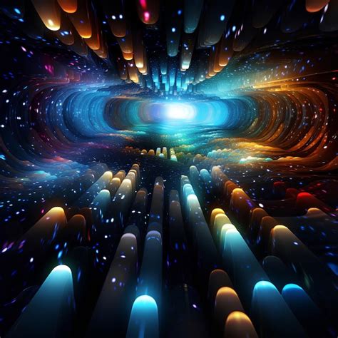 Premium Photo Lights Abstract