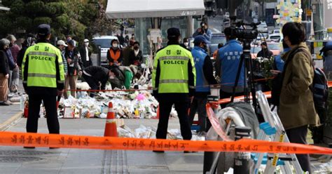 경찰 ‘이태원 참사 토끼머리띠男 “혐의없음”으로 수사 종결