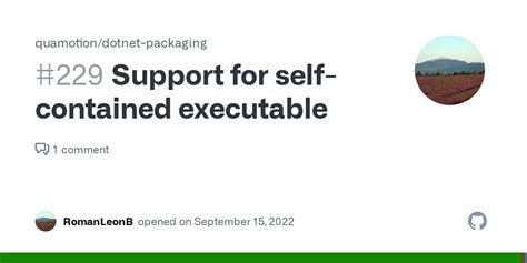 Support For Self Contained Executable · Issue 229 · Quamotiondotnet