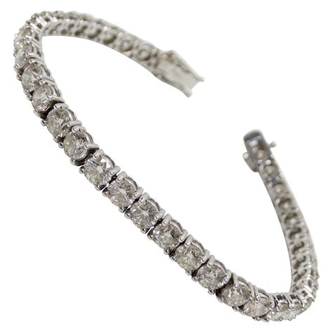 Vintage 14 Karat White Gold Diamond Tennis Bracelet 320 Carat Twt For
