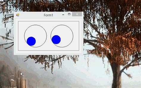 mouseevent making eyeball look at follow cursor movement c stack