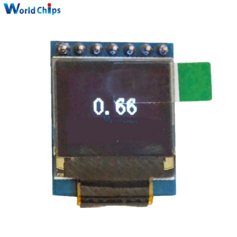 066 인치 7pin Oled 디스플레이 모듈 64x48 화면 Arduino Avr Stm32 용 Spi I2c 33 5 V 광전 디스플레이