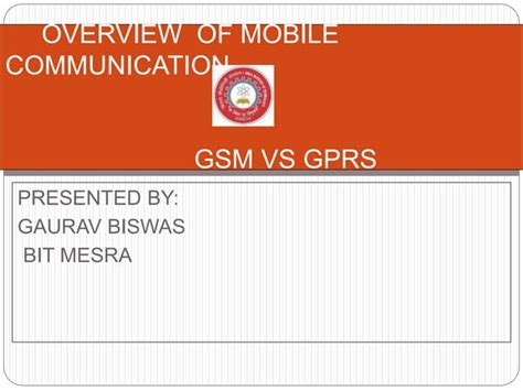 Gsm Vs Gprs Pptx
