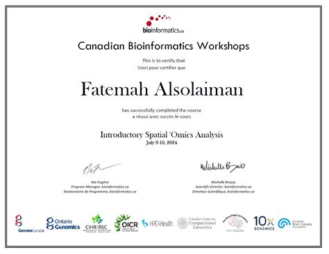 I Attended The Introductory Spatial Omics Analysis Workshop Hosted By