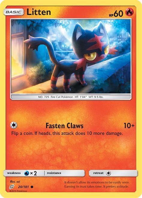 Litten · Team Up Teu 20 ‹ Pkmncards
