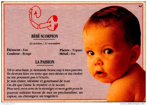 Astronomie Bebe Scorpionla Passioncpm
