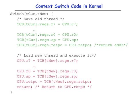 Cscs Operating Systems Ch Part B Further Understanding