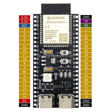 esp32 esp32 s3 wifi bluetooth internet of things dual type c