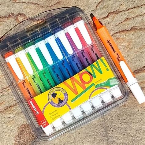 스타빌로 실용적인 N6263b73bb4 포켓클립 슬림 형광펜 스윙쿨 Vivid 8색set 홈플러스 택배배송