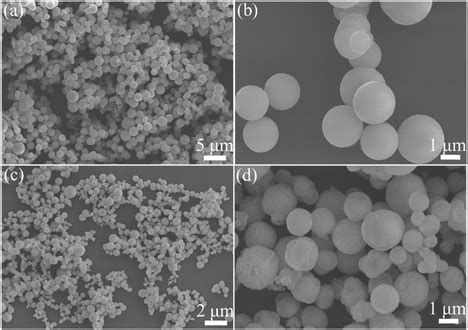SEM Images Of The Samples A B Sample 1 C D Sample 2 Download Scientific Diagram