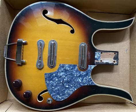 Coral Danelectro Longhorn 1967 1969 Body With Pickups Reverb