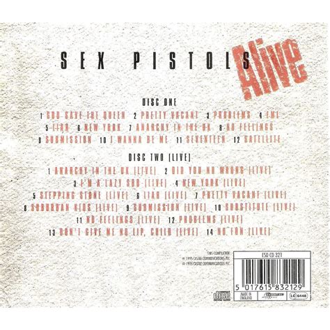 Cd Duplo Sex Pistols Alive Em Promoção Ofertas Na Americanas