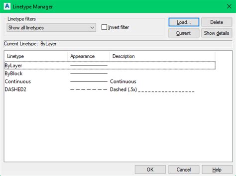 Linetype Cannot Delete Autodesk Community