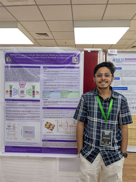 Pritish Joshi On Linkedin Eester2025 Poster Research Materialsscience Machinelearning Aiml
