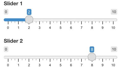 R How To Include 2 Sliders Which Move In Opposite Directions In Shiny