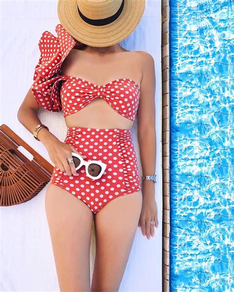 Designer Polka Dot Bikini Bikinis Polka Dot Bikini Hot Sex Picture
