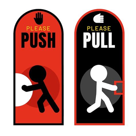Push Pull Sticker Images Free Download On Freepik