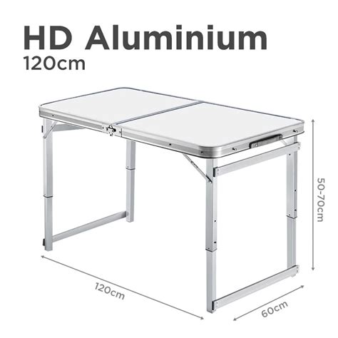 Nest Portable Aluminium Folding Table Outdoor Foldable Table Fold Office Furniture