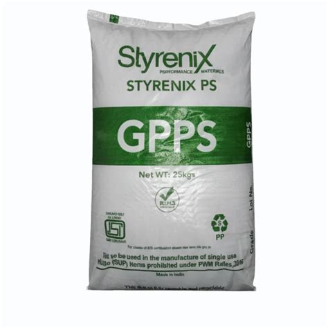 Natural Crystal Styrenix Gpps General Purpose Polystyrene Granules