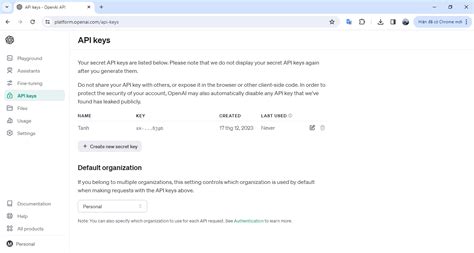 Openai Và Cách Sử Dụng Api Chatgpt Trong Nodejs Ncc Ant