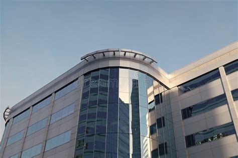 Geometric Shapes On Modern Building Geometric Structure Architecture Geometrical Structural