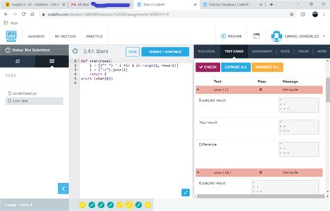 Python Practice Level 2 Loops 3 4 1 R Codehs