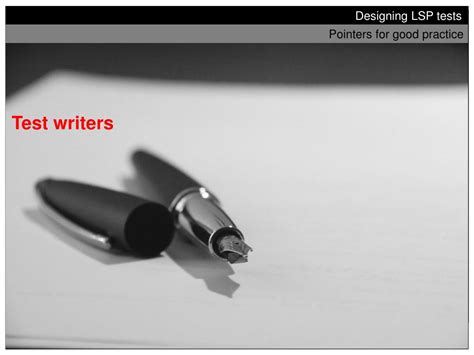 Ppt Designing Lsp Tests Powerpoint Presentation Free Download Id