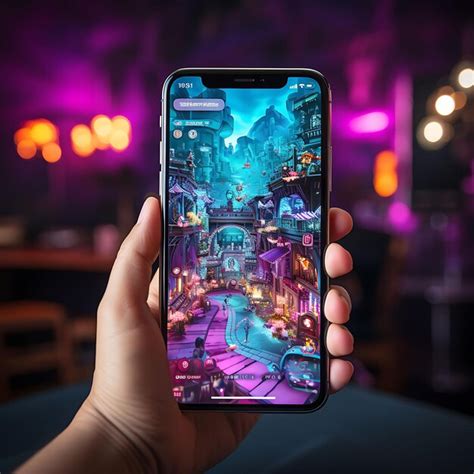 Premium Photo Mobile App Design Of Gaming Multiplayer Game App Design
