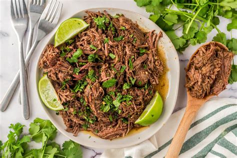 Slow Cooker Barbacoa {mexican Beef Bbq} Lil Luna