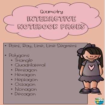 Geometry Notebook Pages By Teacher Meets World TPT