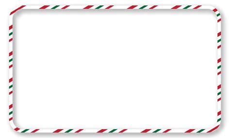 Candy Cane Stripe Border