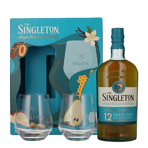 Віскі Singleton 12 Yo 2 Glasses Сінглтон 12 років зі склянками 40
