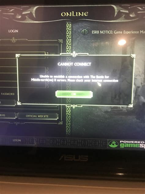 My Friend Tried To Play Bfme2 Patch 1 09 Through T3a And They Are Repeatedly Getting This