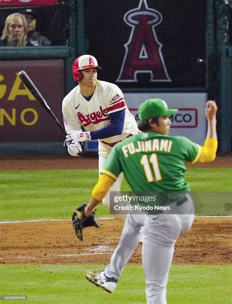 Los Angeles Angels Designated Hitter Shohei Ohtani Singles Off News