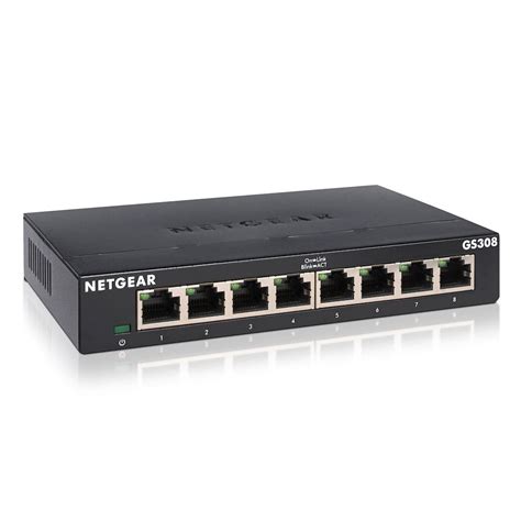 Netgear Netgear 8 Port Gigabit Ethernet Unmanaged Switch Gs308 The Home Depot Canada